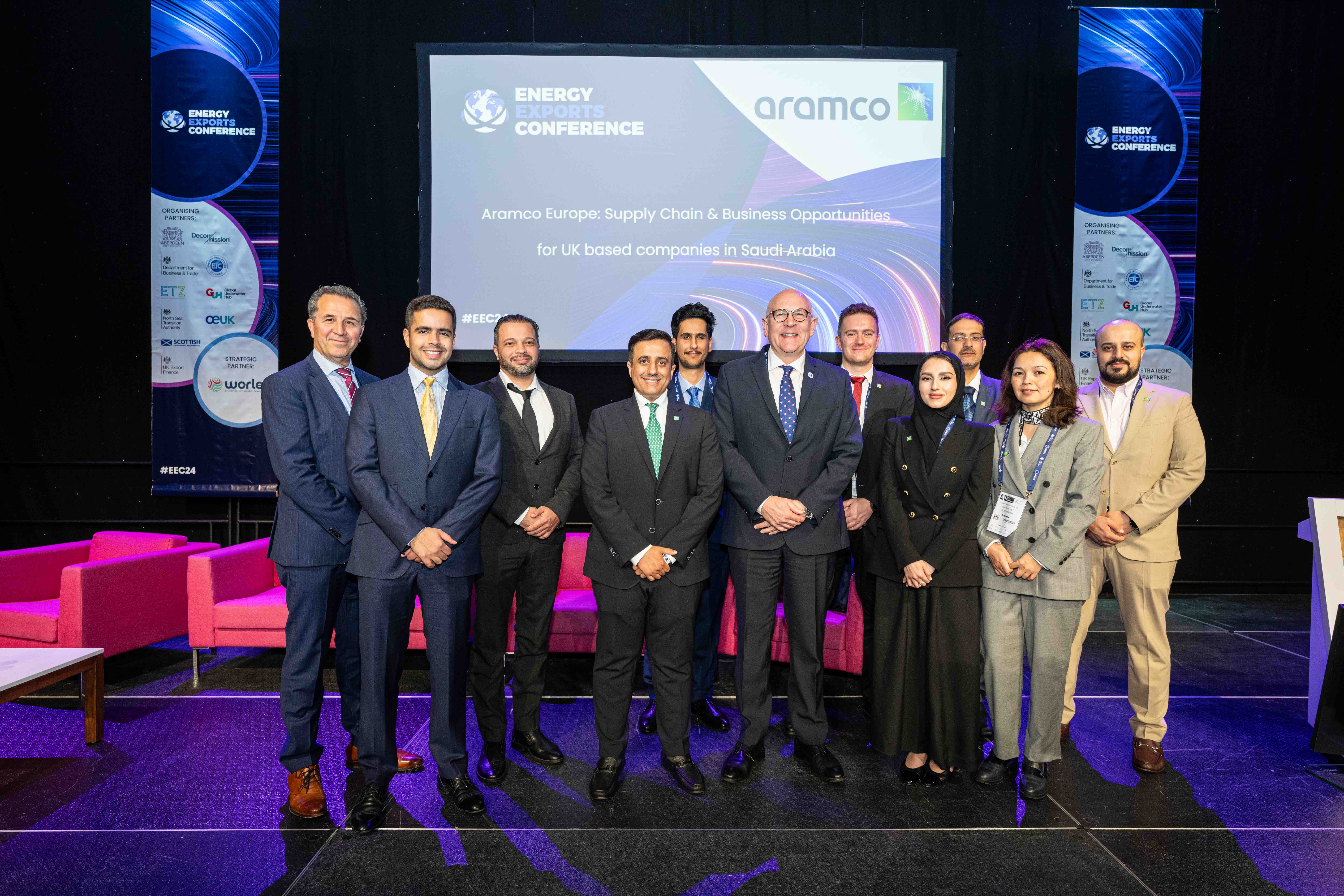 Aramco Europe supply chain team heads to Aberdeen | Aramco Europe